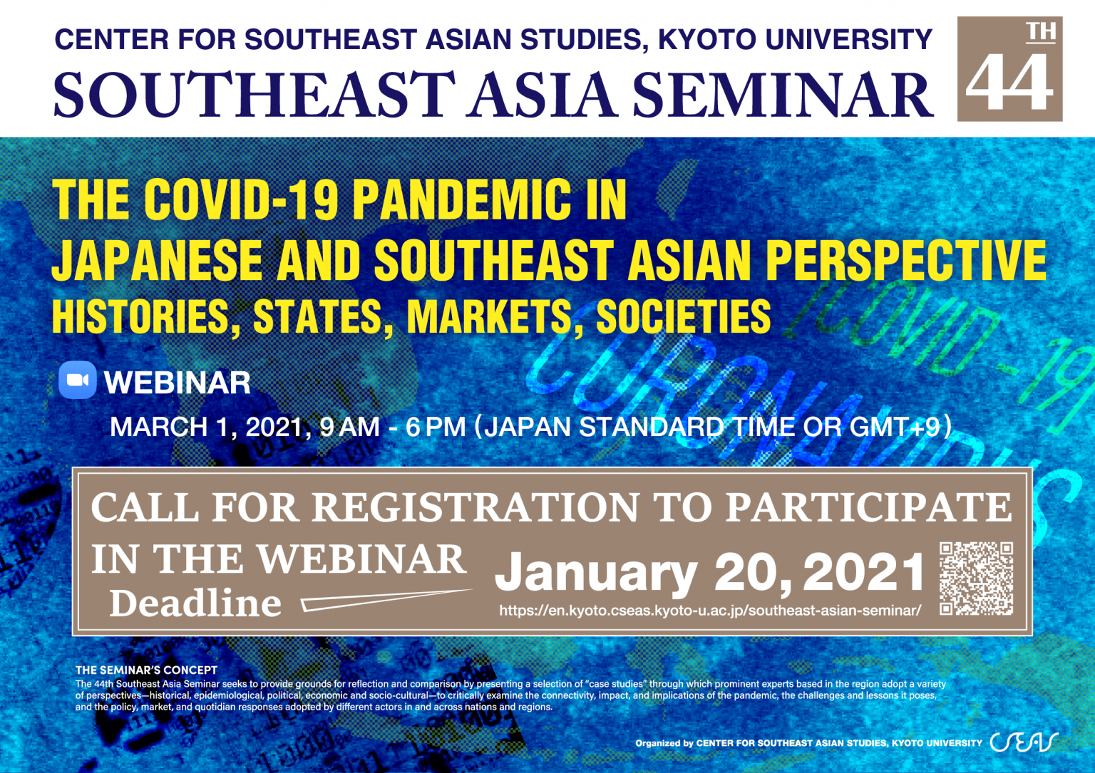 Call for Registration: The 44th Southeast Asia Seminar | Center for ...