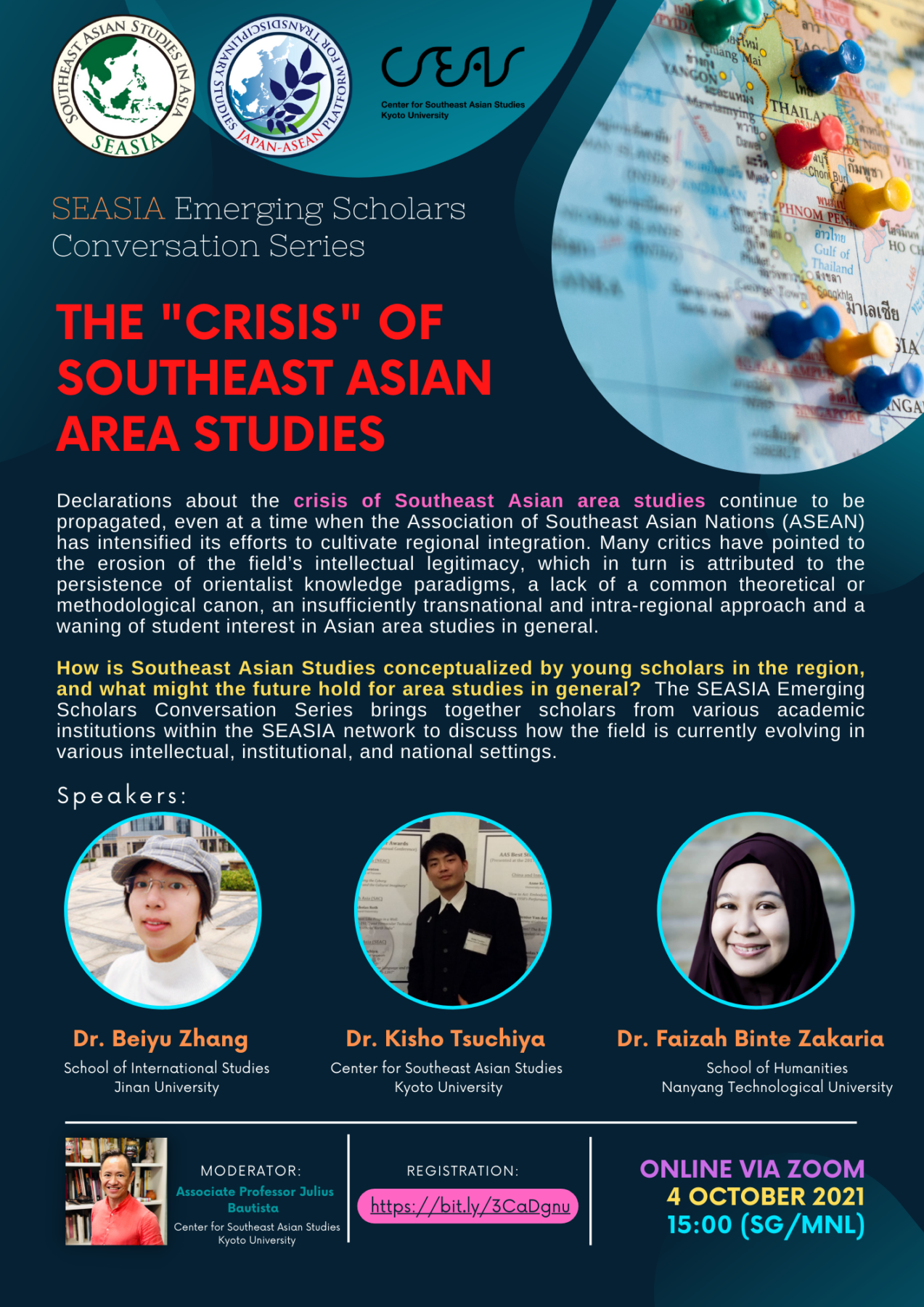 SEASIA Emerging Scholars Conversation Series（ESCS）Online Session 1&2 ...